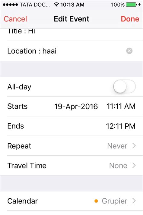 Calendar App Want To Sync With The Ios Calendar In Swift Stack Overflow