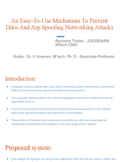 an easy to use tool to inject and prevent ddos and arp spoofing attacks