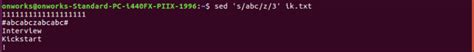 sed command in linux unix with examples