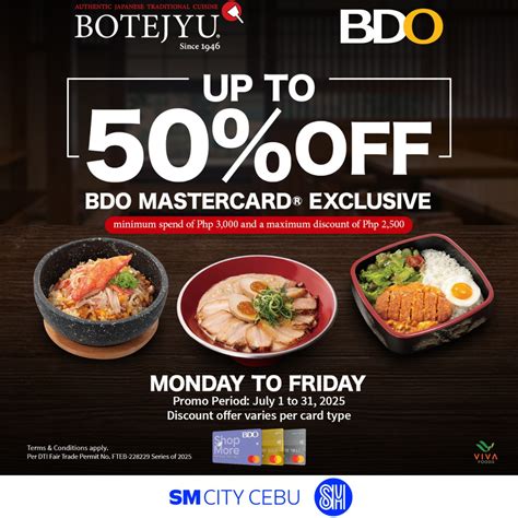 Its Back 💳🍜 The Botejyu X Bdo Sm City Cebu Official Facebook