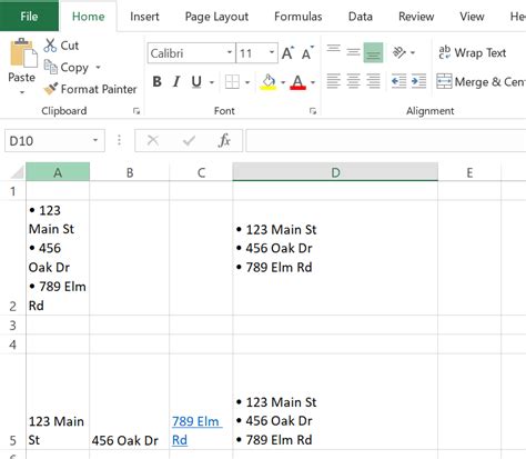 Excel New Line In Cell Easy Ways To Insert Line Breaks Datacamp
