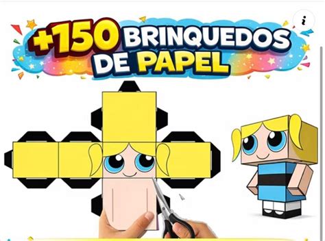 Kit Brinquedos De Papel Para Imprimir Mais De 150 Modelos Em Pdf