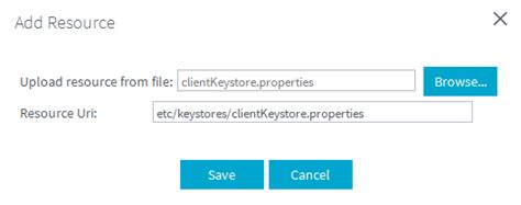 adding a resource to the profile talend administration center user
