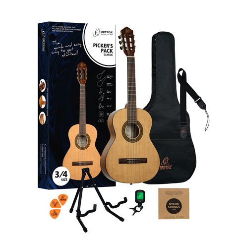 Ortega Rppc34 Klassisk Gitar 34 Pickers Pack