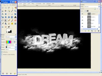 PA BLOG Gimp Tutorial Experiment On D Text Effect In Gimp