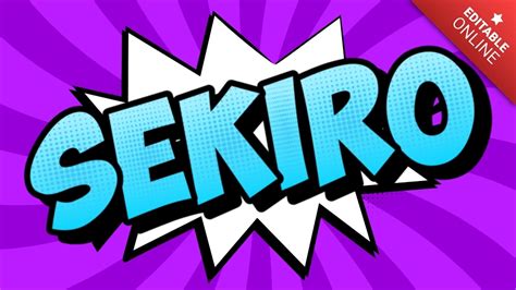 Sekiro Bad Comic Speech Bubble Text Effect Generator