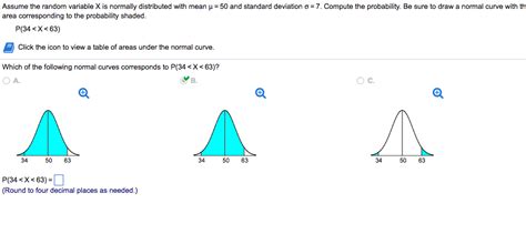Solved Assume The Random Variable X Is Normally Distributed