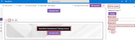 SharePoint Online Button And Call To Action Web Part Enjoy SharePoint