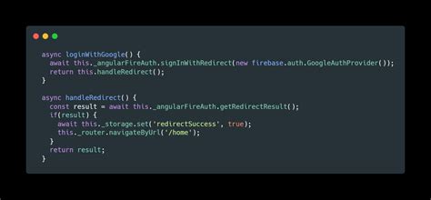 Signinwithredirect Issue In Redirecting Firebase Angular Ionic