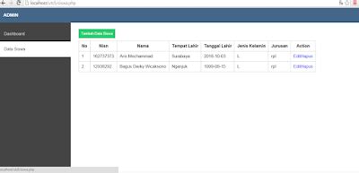 Source Code Aplikasi Crud PHP Sederhana Lapakcode Web Developer Indonesia