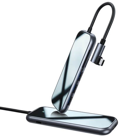 Jual Baseus Multi Functional Hub Type C To 3xusb3 0 Hd4k Rj45 Pd Deep Gray Shopee Indonesia