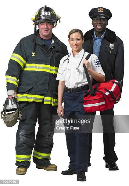 Fireman Police Paramedic Photos And Premium High Res Pictures Getty