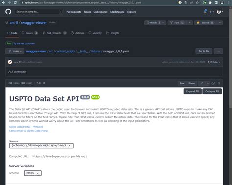 Support For The New GitHub Code View In Swagger Viewer Extension By Snaka Pull Request