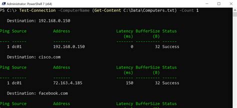 Powershell How To Ping Multiple Computers At Once Sid 500com
