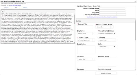 Add Contract From File Adding A Contract