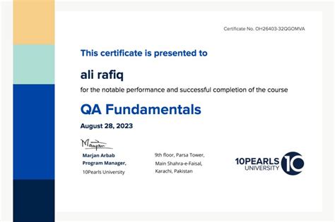 Ali Rafiq Mughal On Linkedin I Am Thrilled To Announce That I Have Successfully Completed An