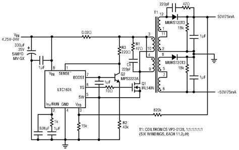 Wide Input Range Low Voltage Flyback Regulator Analog Devices