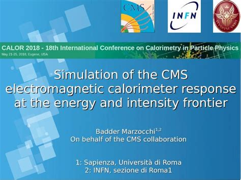 Pdf Simulation Of The Cms Electromagnetic Calorimeter Response