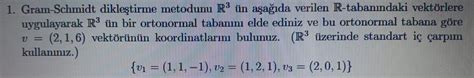 Obtain An Orthonormal Basis Of R 3 By Applying The
