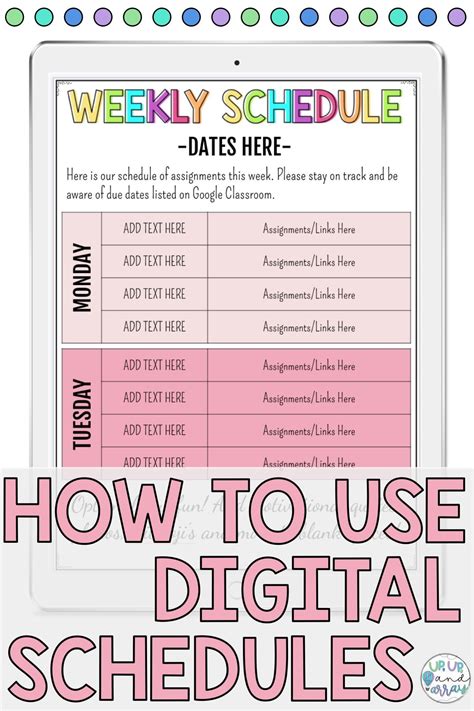 How To Organize Assignments With Digital Schedules Artofit