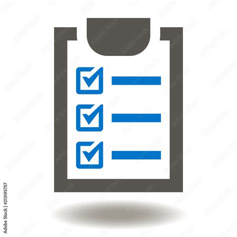 Check List With Checkmark Icon Checklist Verification Sign Compliance Logo Clip Board With