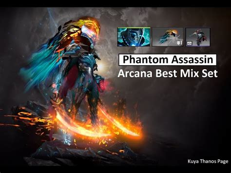 Dota 2 Phantom Assassin Immortal Arcana Full Mix Set