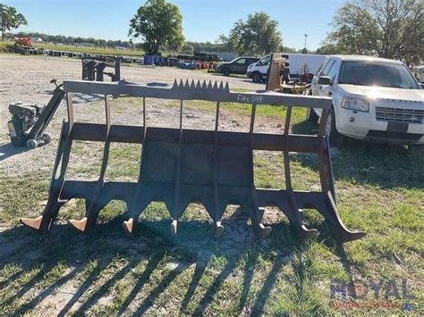 Root Rake Wheel Loader Attachment Royal Auction Group