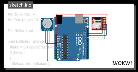 Data Logger SD Wokwi ESP STM Arduino Simulator