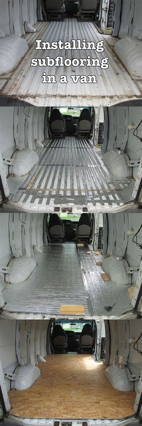 Installing The Subfloor Camper Van Conversion Diy Van Van Living