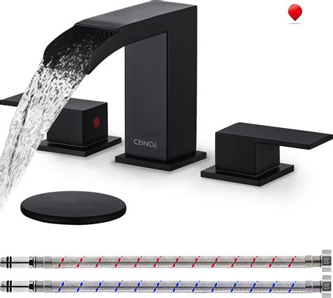 Bathroom Faucet Waterfall Black