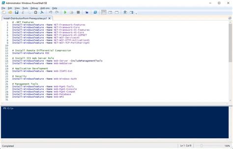 Install SCCM Distribution Point OS Prerequisites Via PowerShell SCCM PowerShell