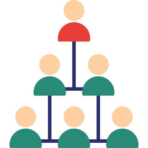 hierarchical structure generic flat icon