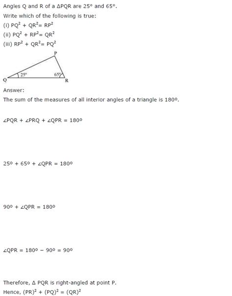 Ncert Solutions For Class 7 Maths Chapter 6 The Triangle And Its Properties Ex 6 5