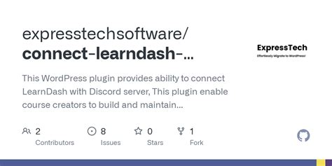 Github Expresstechsoftwareconnect Learndash Discord Addon This