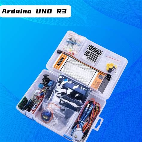 Arduino Uno R3 Набор комплект Ардуино уно р3 для программирования стартовый 109 деталей 30