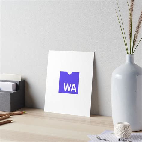 Web Assembly Logo Art Board Print For Sale By Jeangel97 Redbubble