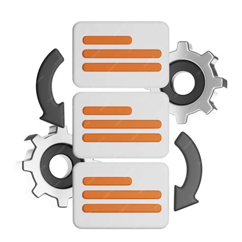 Workflow Automation Diagram Psd Premium