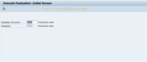 MCR4 SAP Tcode SFIS Execute Evaluation