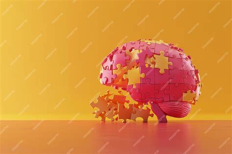 Premium Photo Puzzle Pieces And Brain In The Concept Of
