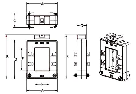 Split Core Current Transformer 2500 5a