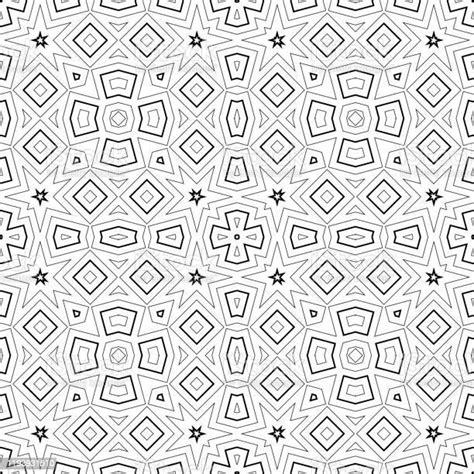 추상적인 얇은 라인 이음새있는 패턴 선형 장식 기하학적 배경입니다 포장지 벡터 그림입니다 0명에 대한 스톡 벡터 아트 및 기타 이미지 Istock