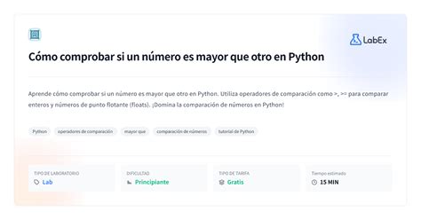 Cómo Comprobar Si Un Número Es Mayor Que Otro En Python Labex