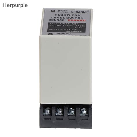 HER C61F GP AC220V Level Relay Floatless Level Switch Level Controller With Base PH Shopee
