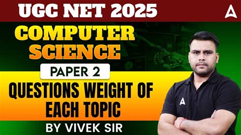 Ugc Net Computer Science Paper 2 Computer Science Questions Weightage Chapter Wise By Vivek