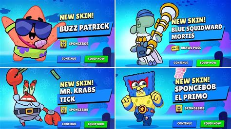 All Spongebob Skins Unlock Animation Pins Icons And Spray Youtube