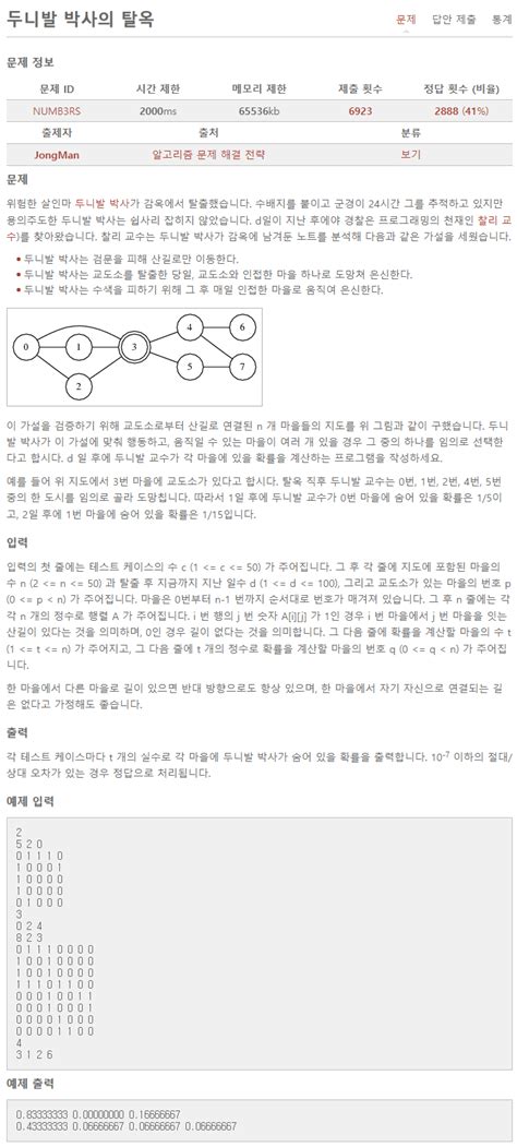 [종만북] numb3rs 두니발 박사의 탈옥 자바 java nahwasa