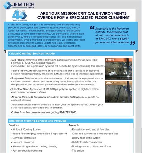 Datacentercleaningservices Jem Tech Group