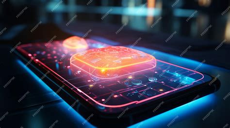 Premium Photo Realistic Animation Of A Biosensor Patch Wallpaper