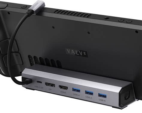 Steam Deck Dock With Displayport 1 2 By Jsaux Geeky Gadgets