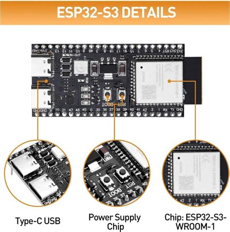 Esp32 S3 Devkitc 1 N8r2 Development Board Module In Pakistan